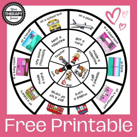 Valentine's Literacy Activity Free Printable - Your Therapy Source