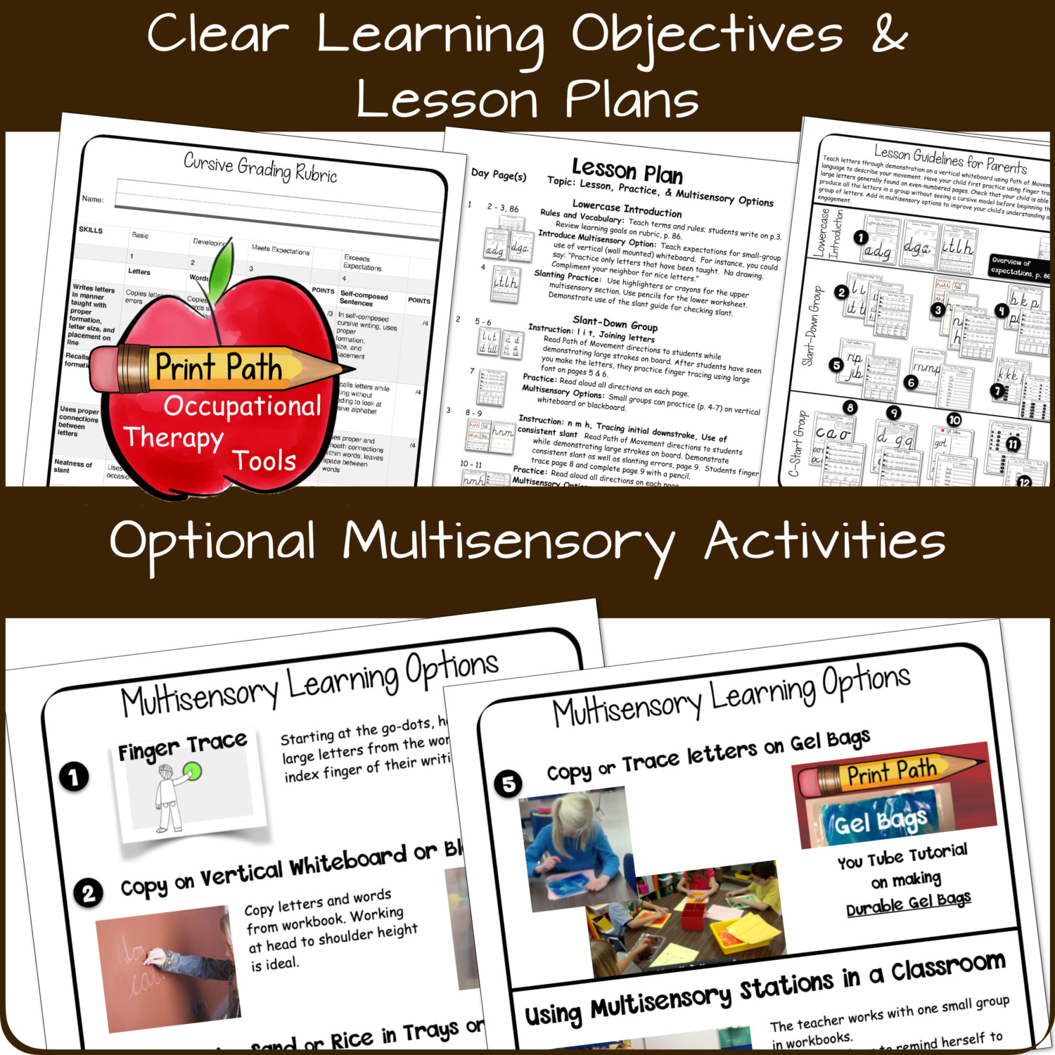 Comprehensive Multisensory Cursive Learning Toolkit - Your Therapy Source