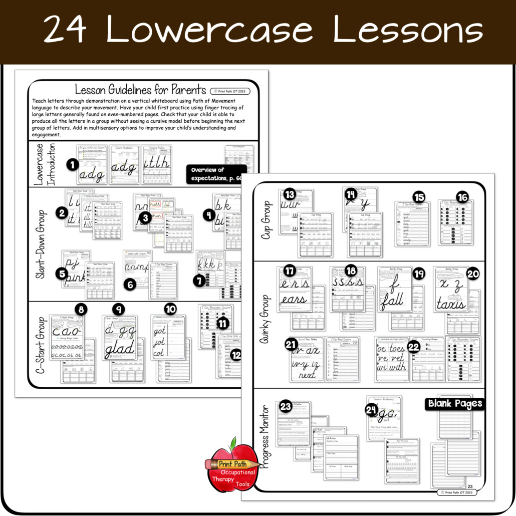 Comprehensive Multisensory Cursive Learning Toolkit - Your Therapy Source