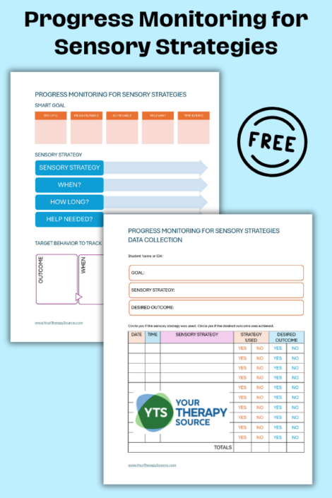 Progress Monitoring Sensory Strategies in the Classroom - Your Therapy ...