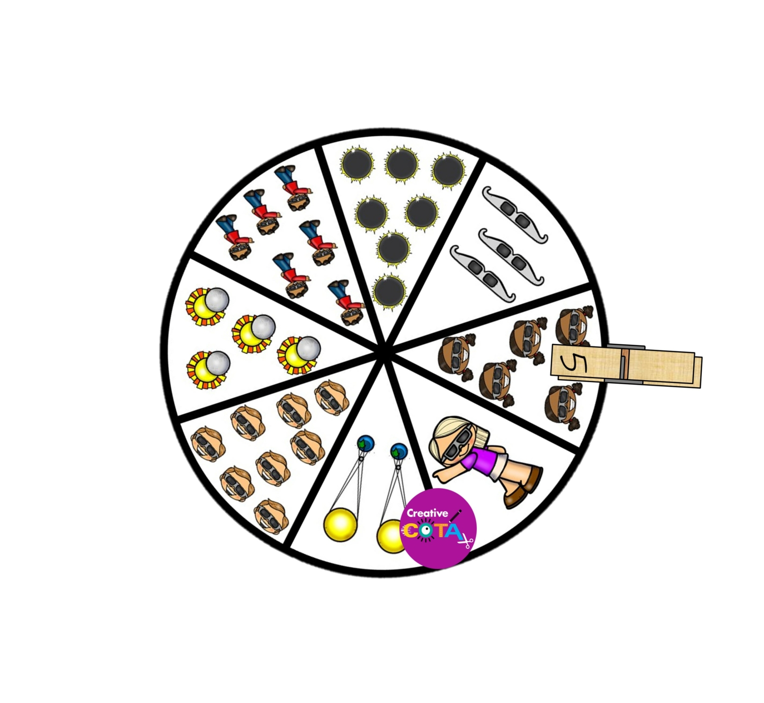 Solar Eclipse Worksheets - Your Therapy Source