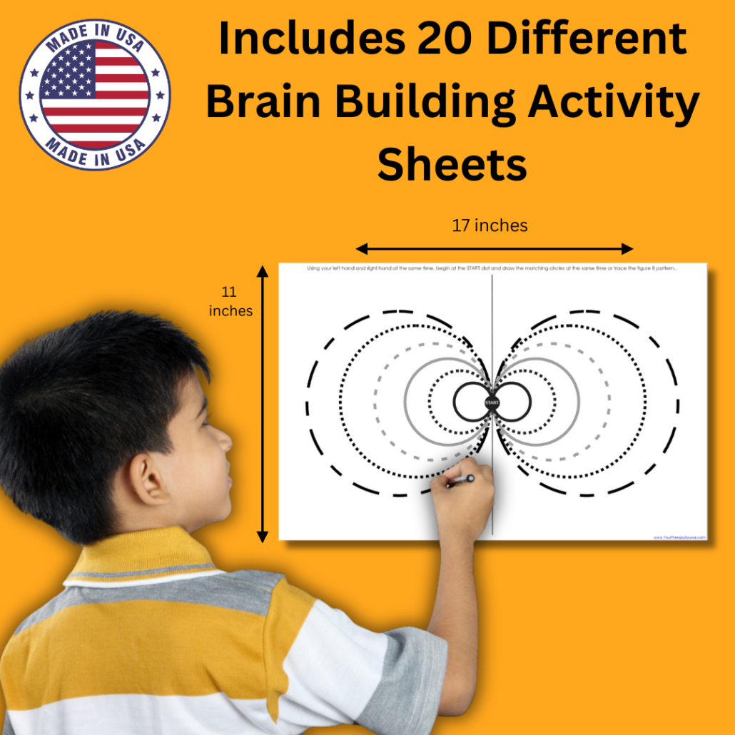 Brain Bridges Bilateral Coordination Worksheets DIGITAL - Your Therapy ...