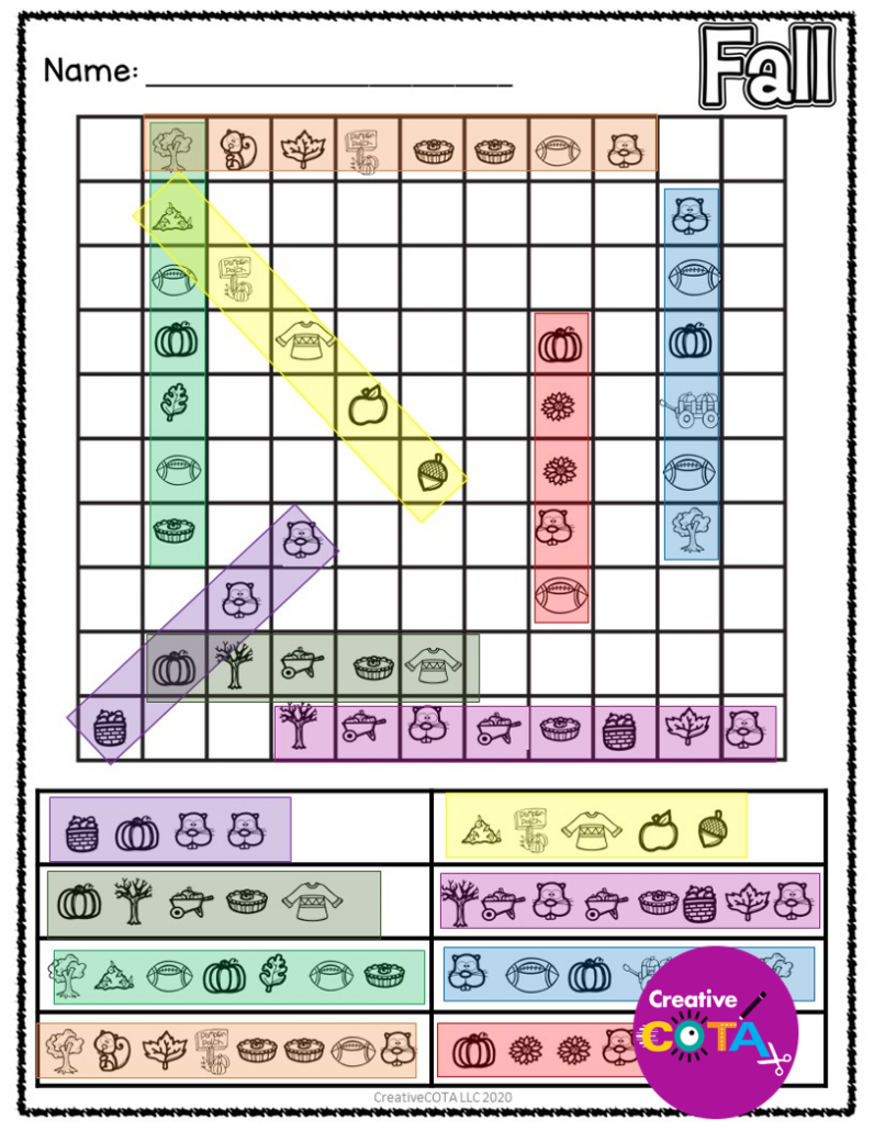 Seasonal Visual Perceptual Picture Puzzles - Your Therapy Source