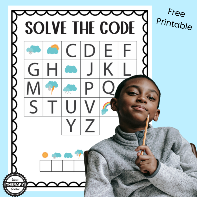 Visual Perception Activities - Free Printables - Your Therapy Source