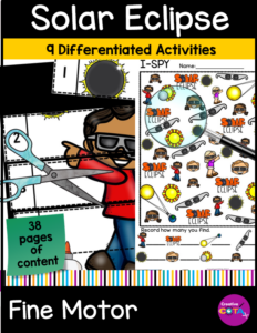 Solar Eclipse Worksheets - Your Therapy Source