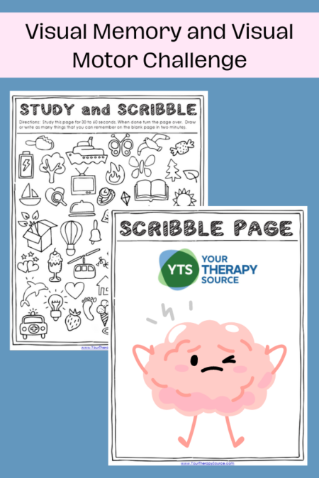 Drawing Memory Game - Free Printable - Your Therapy Source