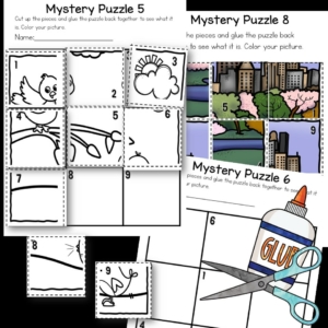 Spring Cut and Glue - Your Therapy Source