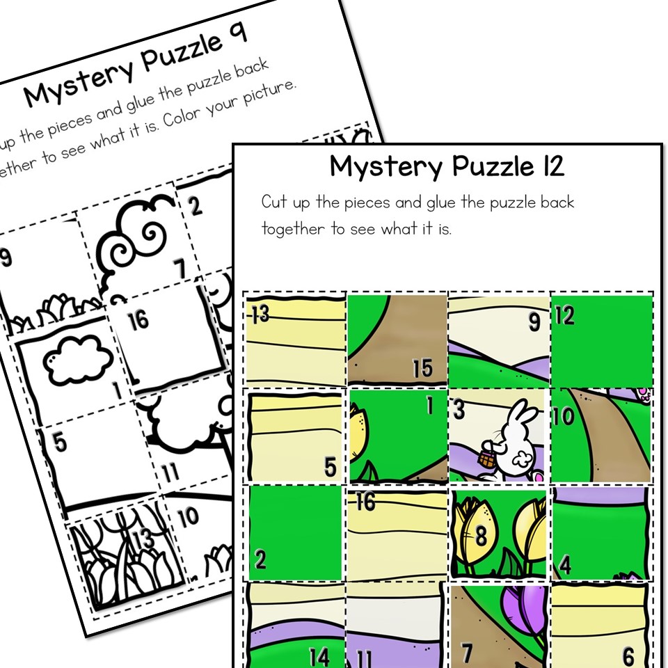 Spring Cut and Glue - Your Therapy Source