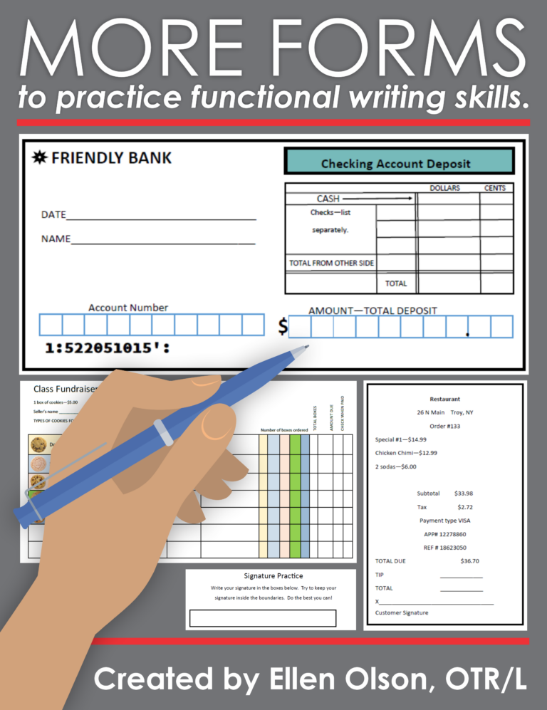 School Routine Life Skills Checklist - Your Therapy Source