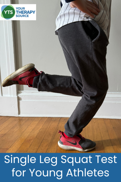 Single Leg Squat Test in Youth - Your Therapy Source