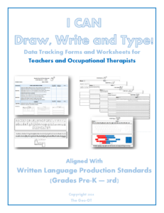 Drawing and Writing Data Collection Forms - Your Therapy Source