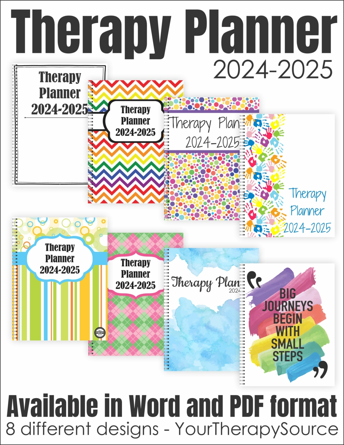 School Based Therapy Planner 2024 2025 - Your Therapy Source