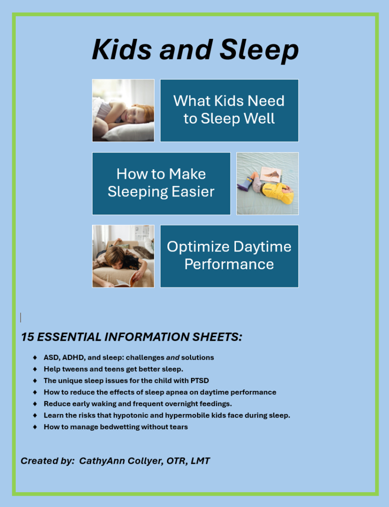Kids and Sleep Handout Packet - Your Therapy Source