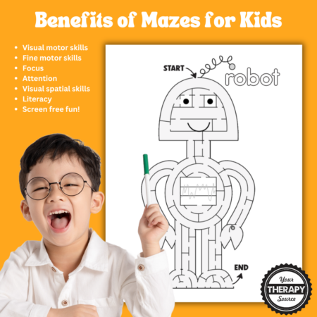 Printable Maze Book - Your Therapy Source
