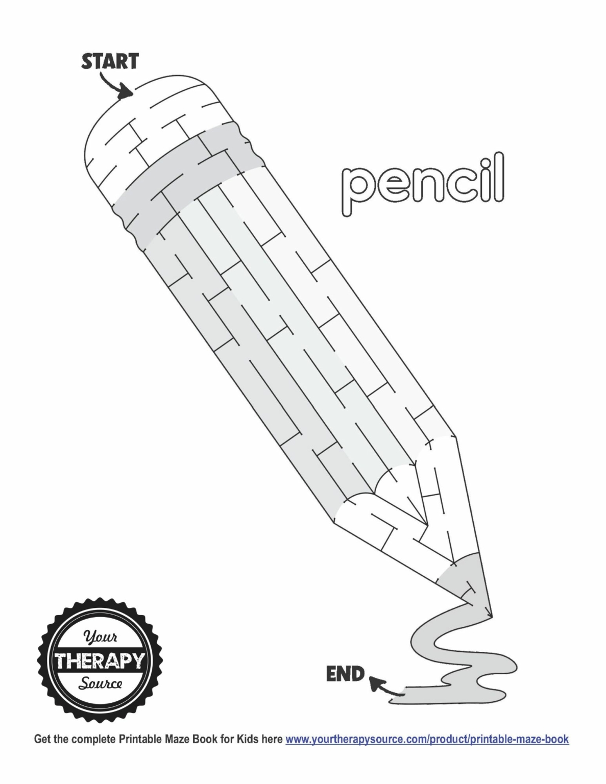 Free Printable Mazes for Kids - Your Therapy Source