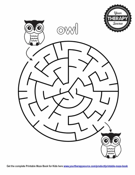 Free Printable Mazes for Kids - Your Therapy Source