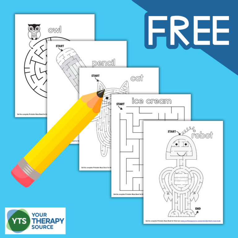 Visual Perception Activities - Free Printables - Your Therapy Source